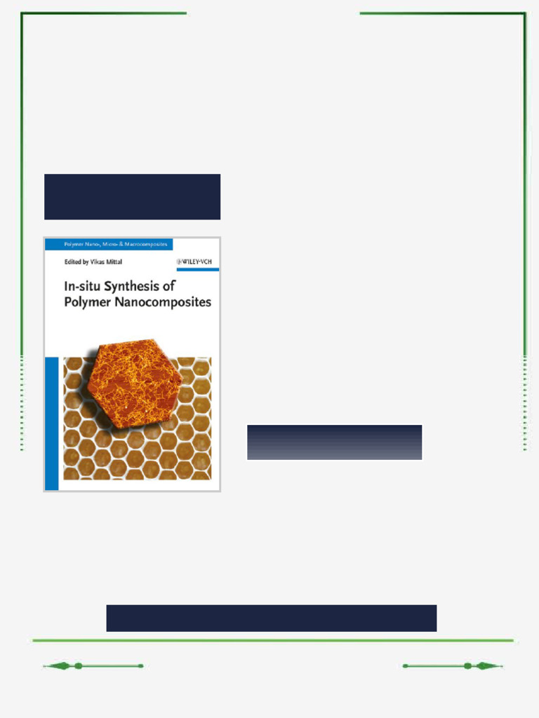 In Situ Synthesis of Polymer Nanocomposites 1st Edition Vikas Mittal ...