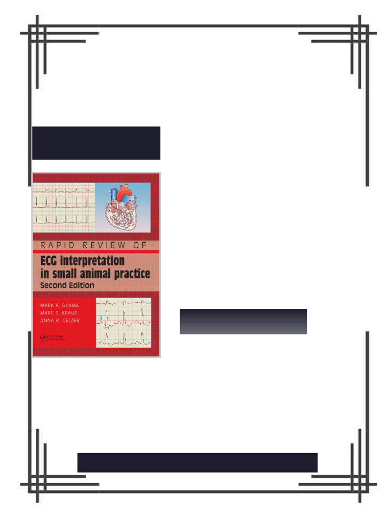 Rapid Review of ECG Interpretation in Small Animal Practice Second ...