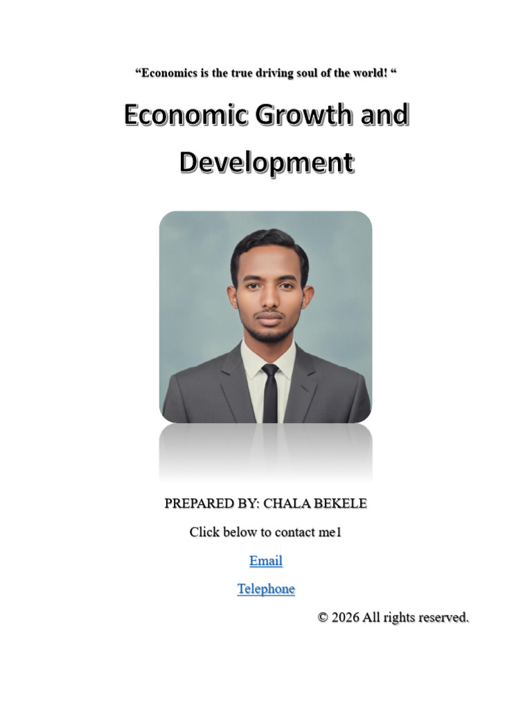 Economic Growth and Development Insights | PDF | Economic Growth ...