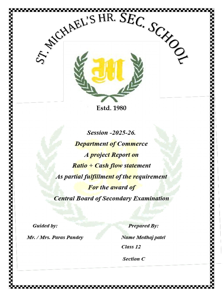 Front Page For Project1 | PDF