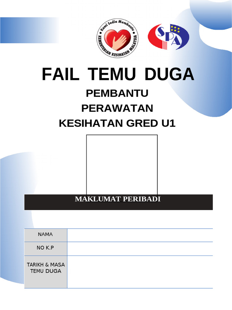 Template Cover File SPA | PDF