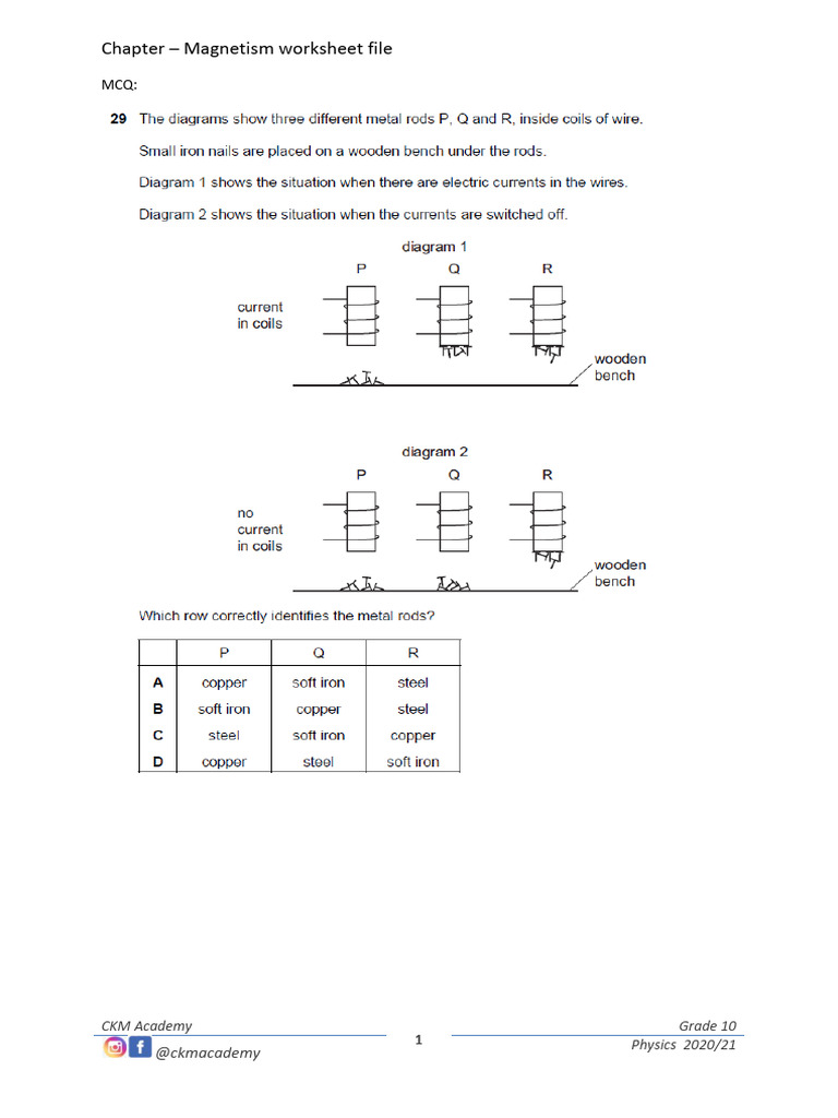 Chapter 9 Magnetism | PDF
