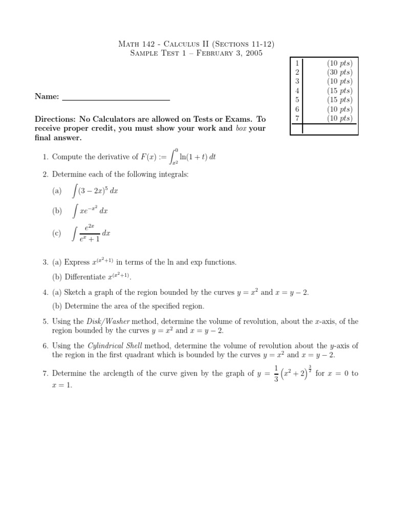 Test1 Sample | PDF