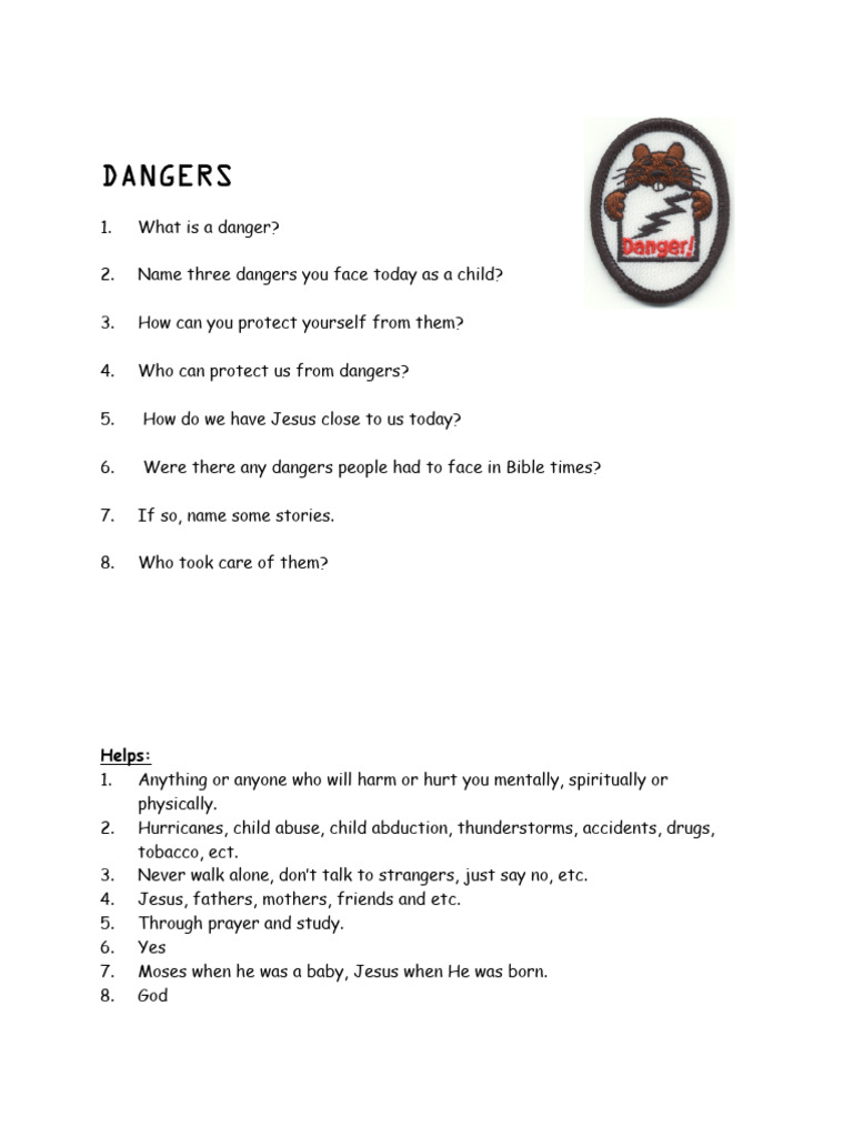 Understanding Child Dangers and Protection | PDF