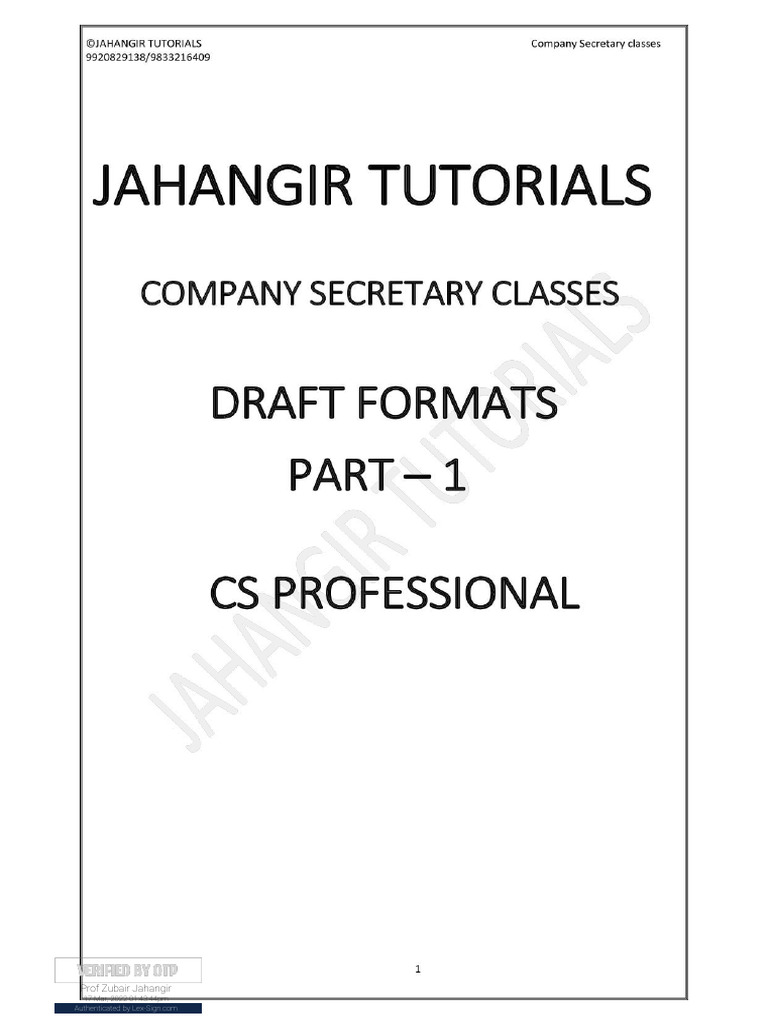 DRAFTS COMMON FORMAT PART 1 COURTS 1 3 - Compressed 2 | PDF