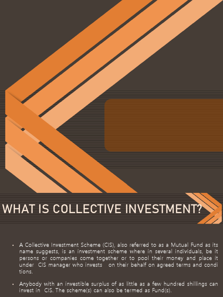 Understanding Collective Investment Schemes | PDF | Financial Risk ...