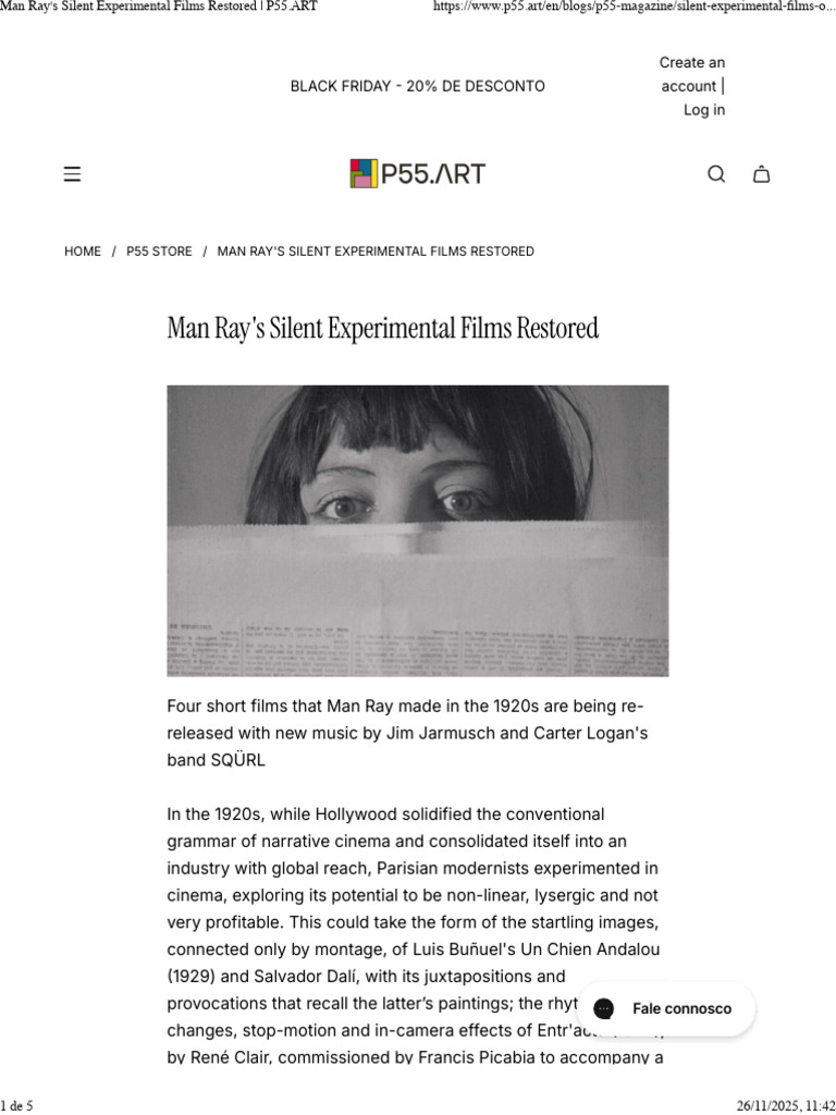 Man Ray's Restored Silent Films Premiere | PDF | The Arts