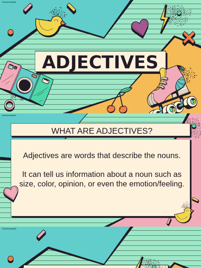 Understanding Adjectives: Types & Uses | PDF | Adjective | Noun