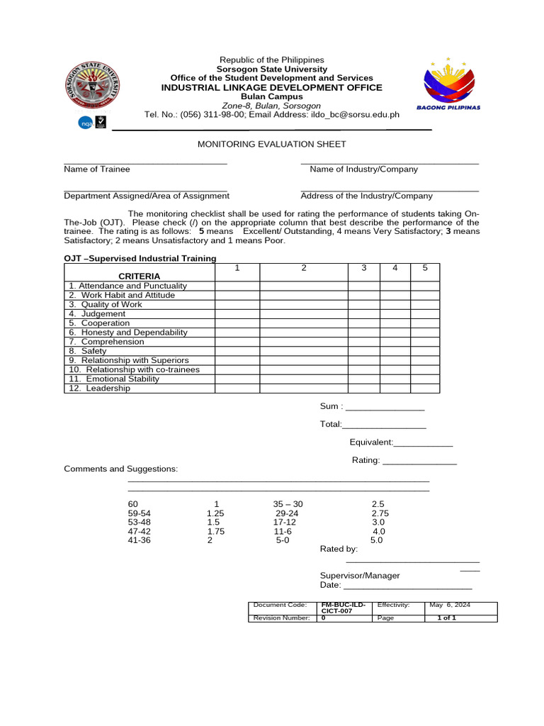 Monitoring Evaluation Sheet Revisedmay6 24 | PDF | Chess | Chess Theory