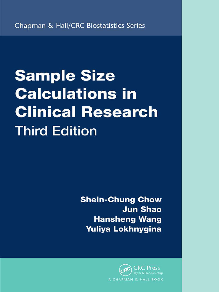 Sample Size Calculation | PDF | Confounding | Statistics