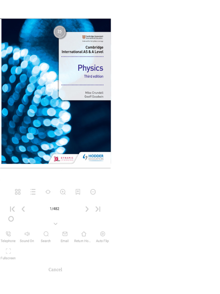 Cambridge International As and A Level Physics Students Book 3rd | PDF