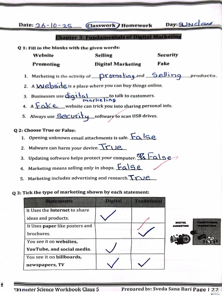 Grade 5 Chapter #3 - Computer Science | PDF