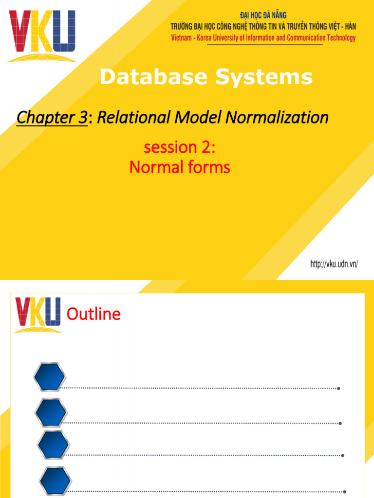 Chapter3 - Relational Model Normallization - Session2 - Normal Forms ...