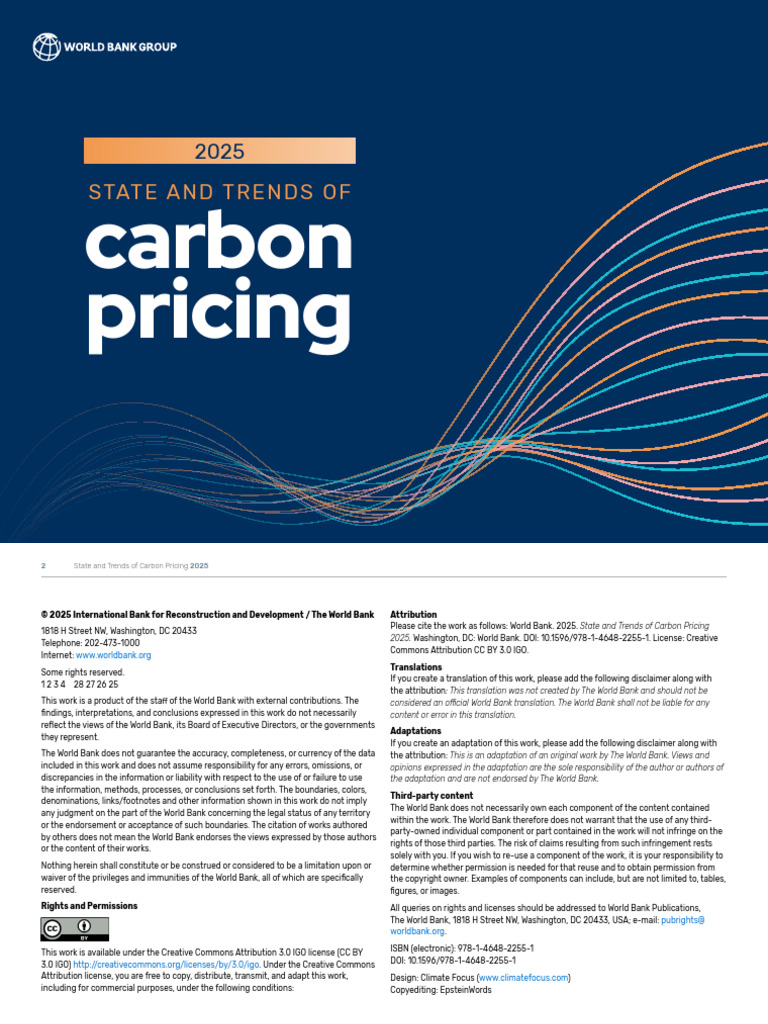 Carbon Pricing Trends 2025 Report | PDF | Clean Development Mechanism ...