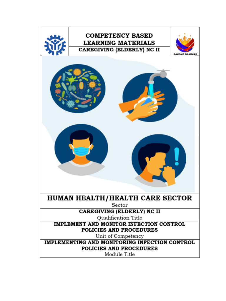 Infection Control in Elderly Care NC II | PDF | Caregiver | Personal ...