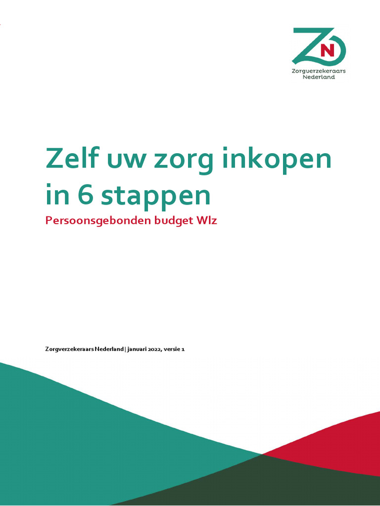 Zelf Uw Zorg Inkopen in 6 Stappen | PDF