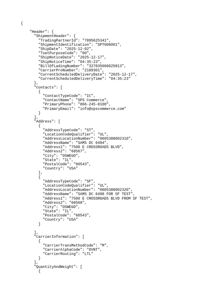 Sap Edi 856 - 20251224 | PDF