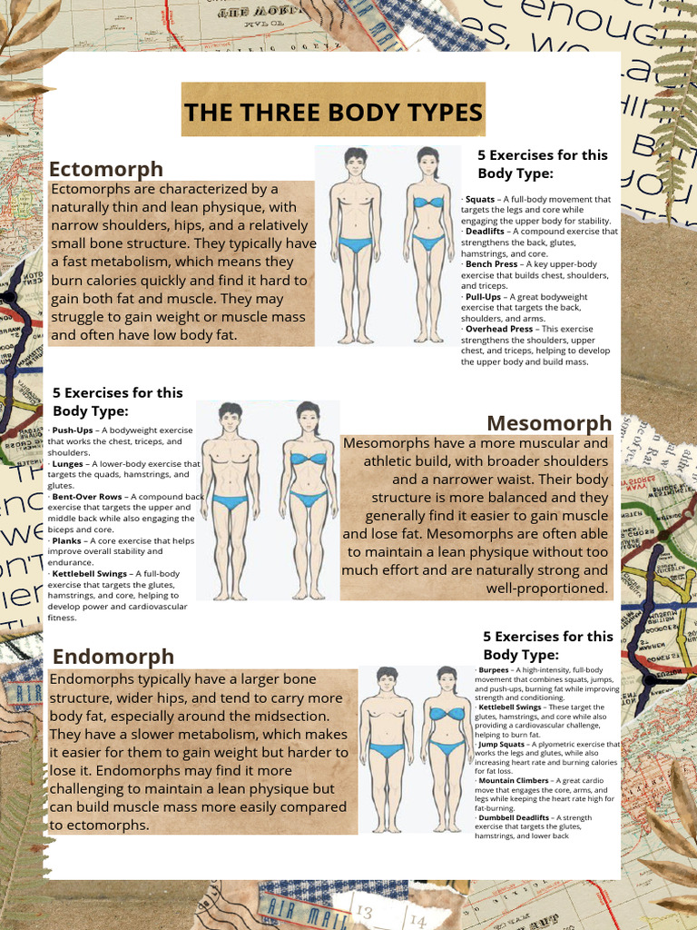 The Three Body Types | PDF | Kettlebell | Physical Exercise