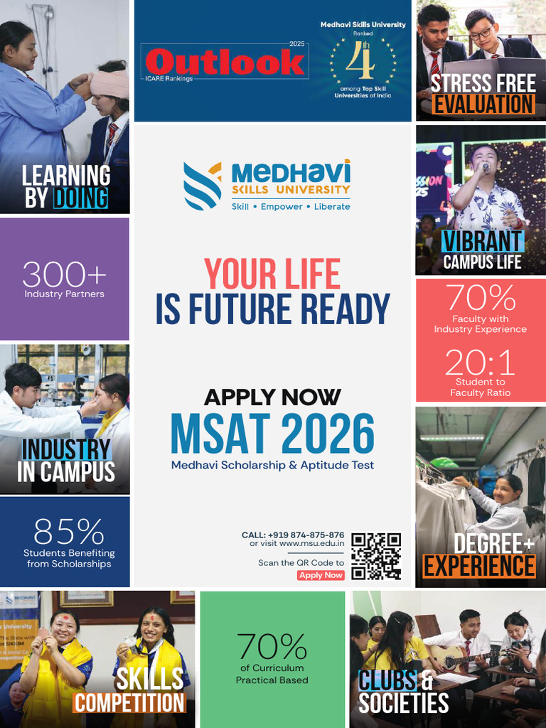 Medhavi Scholarship Aptitude Test 2026 | PDF | Learning | Mentorship