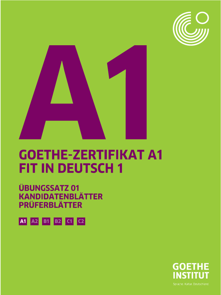 Goethe Zertifikat A1 | PDF