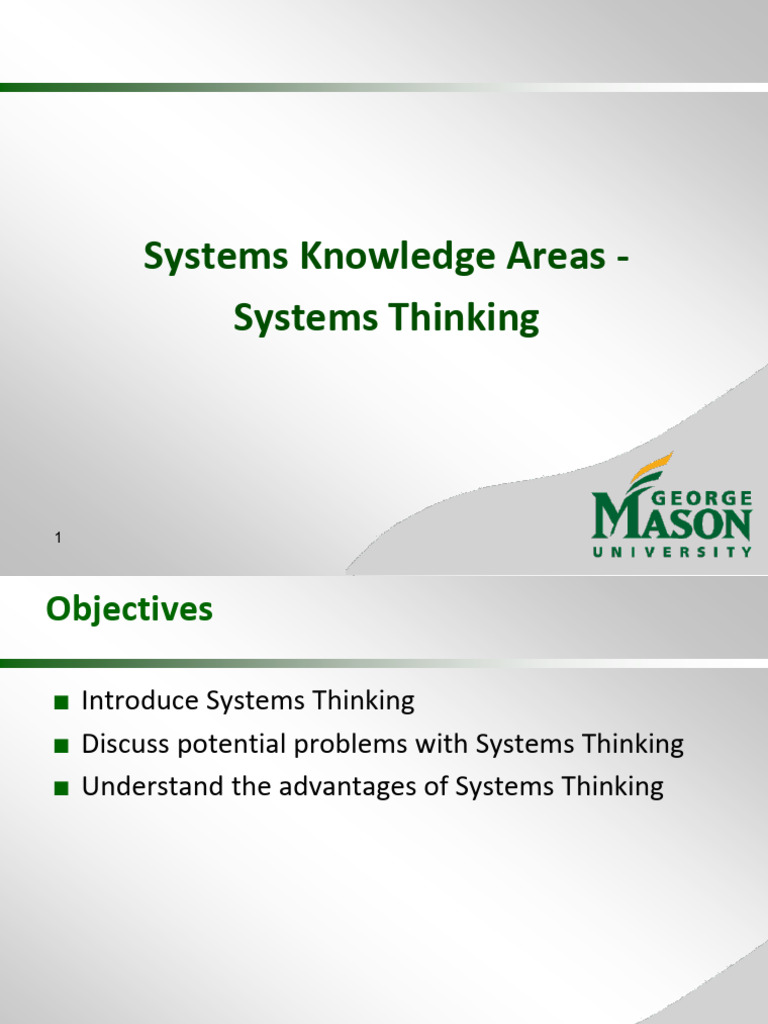 Understanding Systems Thinking Concepts | PDF | System | Complexity