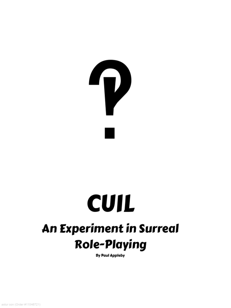 Surreal Role-Playing Game: CUIL Guide | PDF | Planets In Astrology