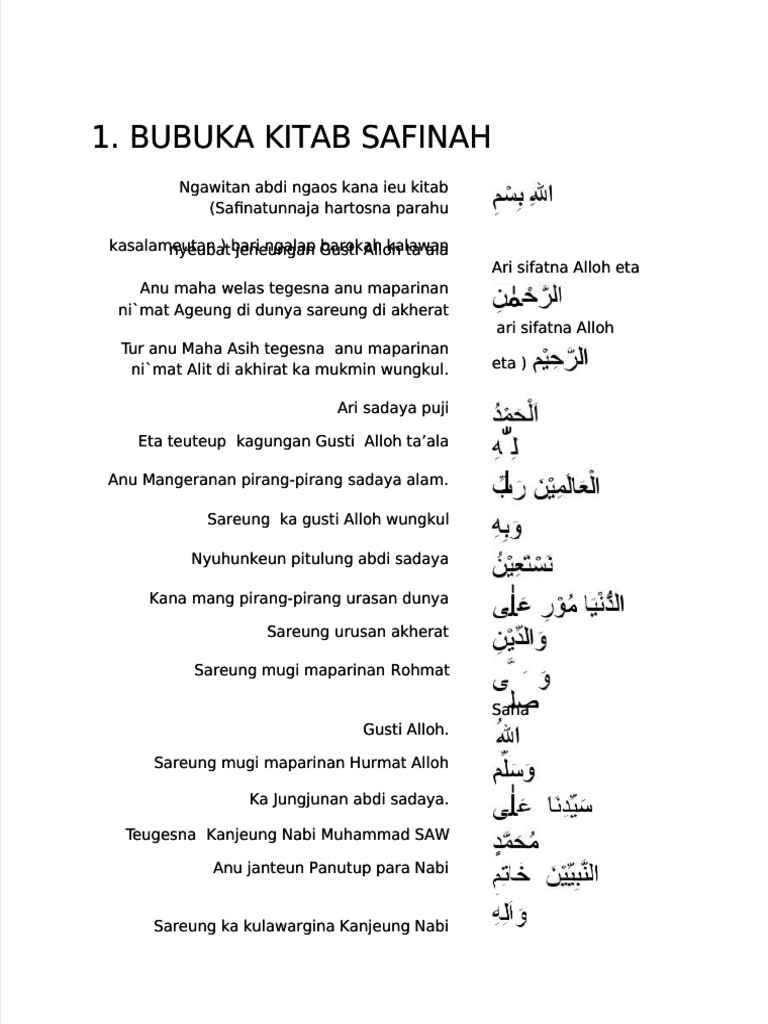 PDF Safinah Sunda Compress | PDF