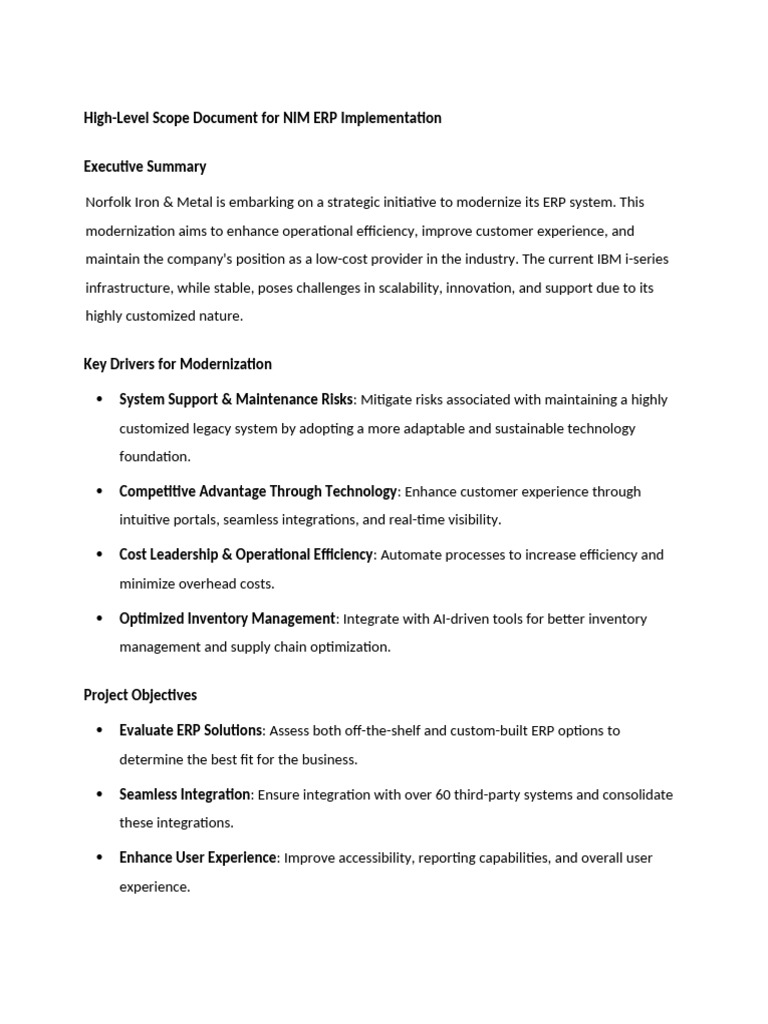 High Level Understanding Document | PDF | Enterprise Resource Planning ...