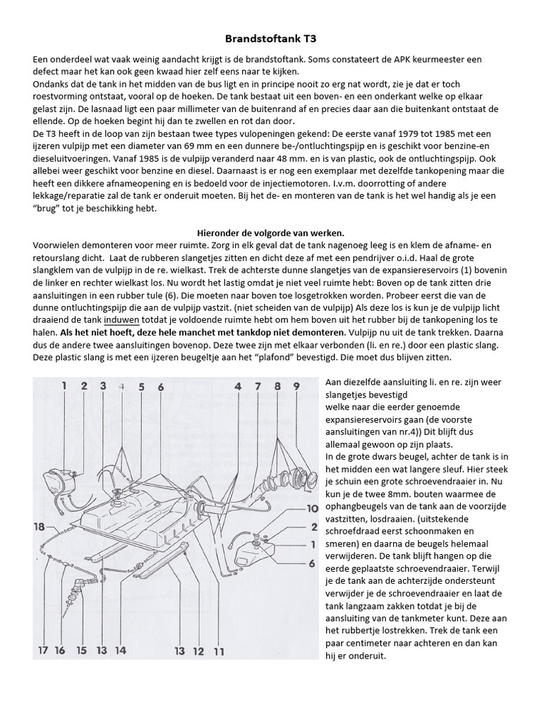 Brandstoftank T3 | PDF
