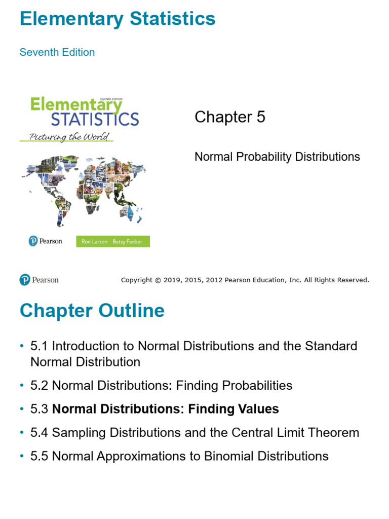 5.3 | PDF | Probability Distribution | Normal Distribution