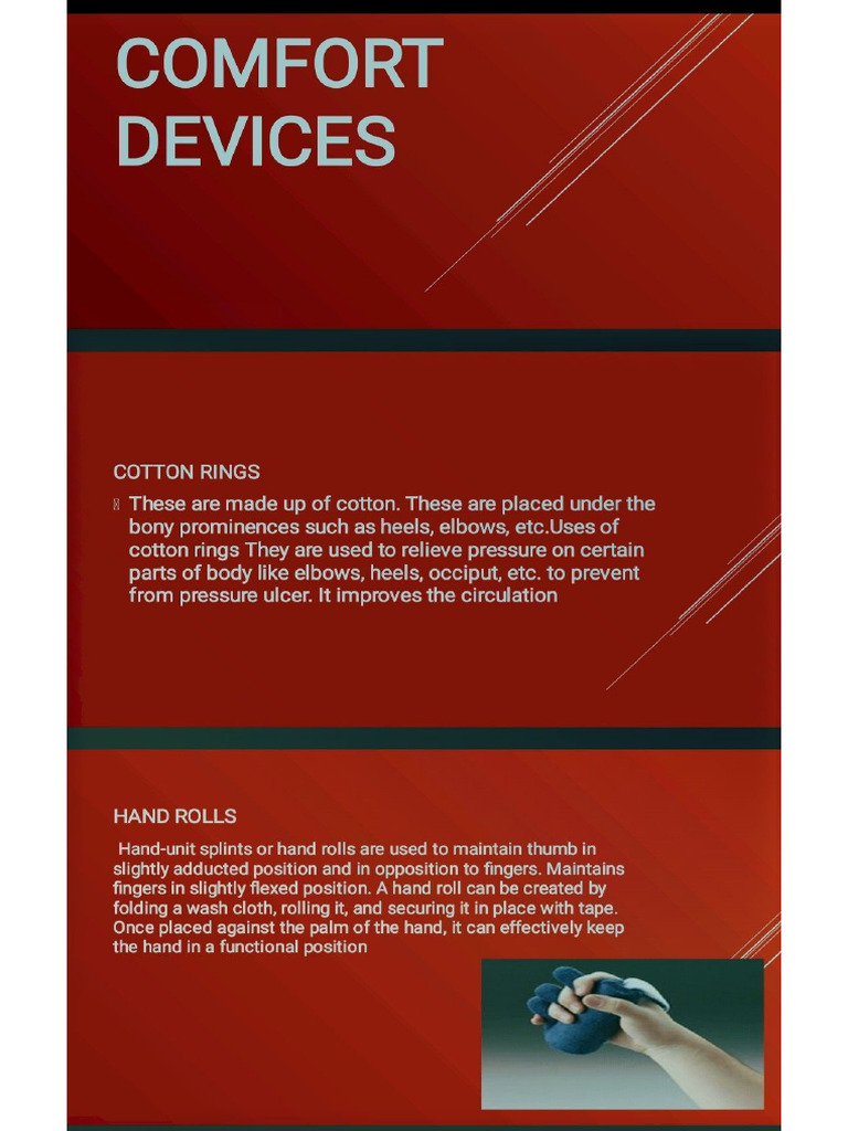 Comfort Devices | PDF