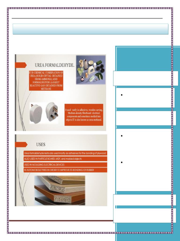 Urea-Formaldehyde Resin Preparation Guide | PDF | Formaldehyde | Urea