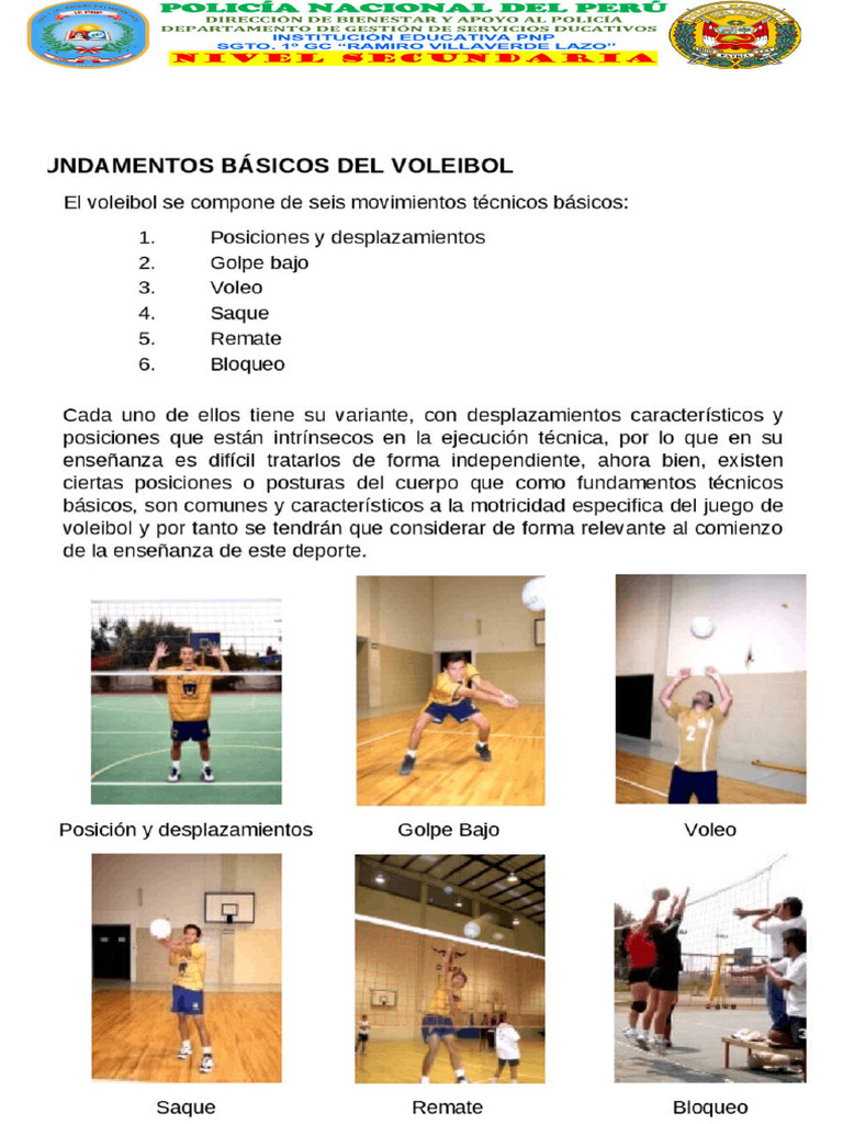 4°-Act - Fund. Voley | PDF