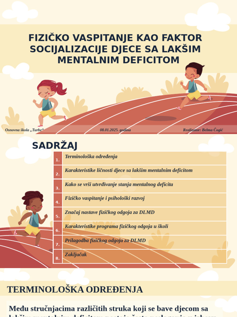 Fizicko Vaspitanje Kao Faktor Socijalizacije DLMD | PDF