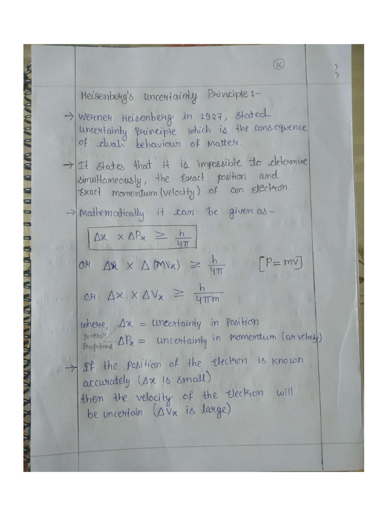Heisenberg's Uncertainty Principle | PDF