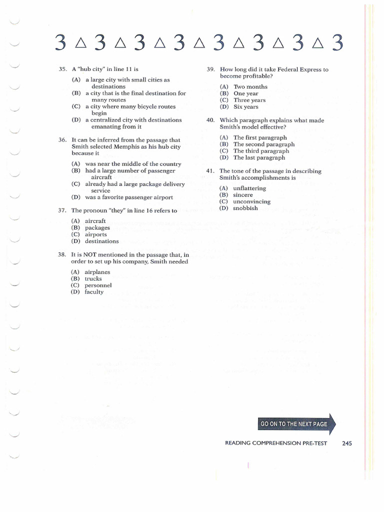 Reading Part 2 | PDF