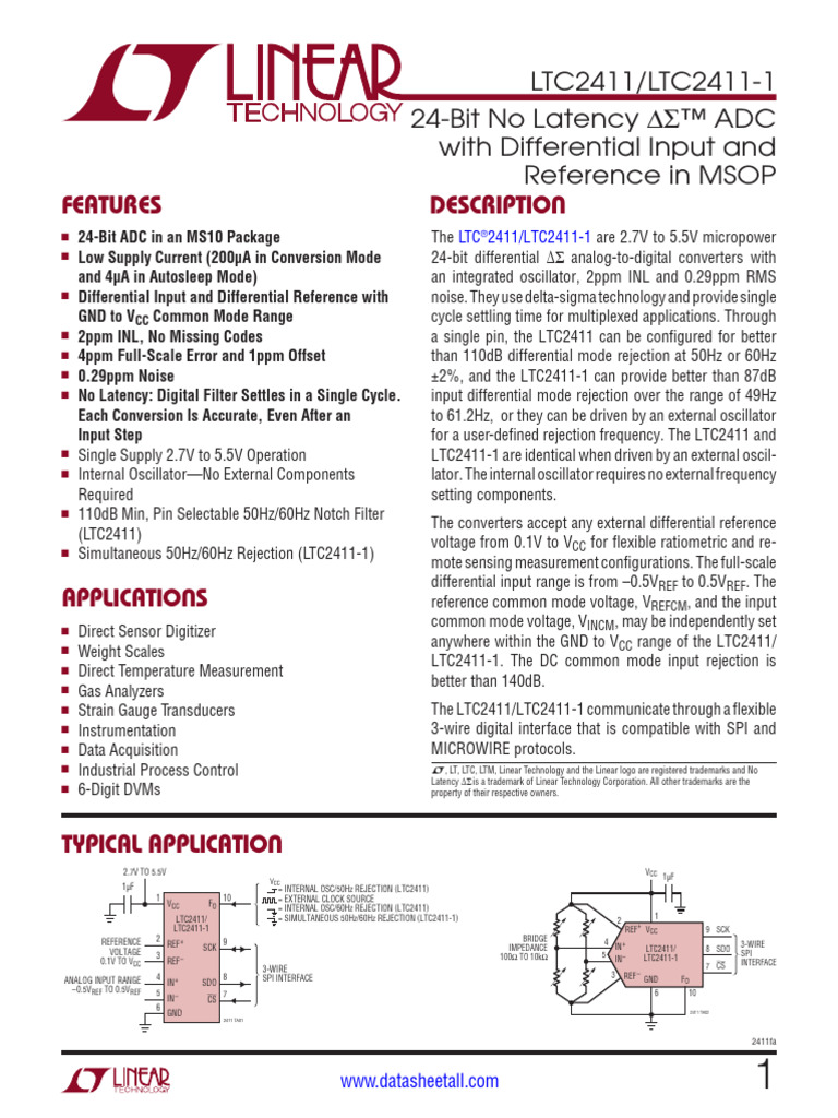 1 | PDF | Analog To Digital Converter | Telecommunications Engineering