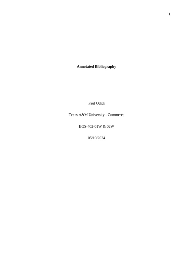 First Annotated Bibliography (1) (3) | PDF | Spirituality | Faith