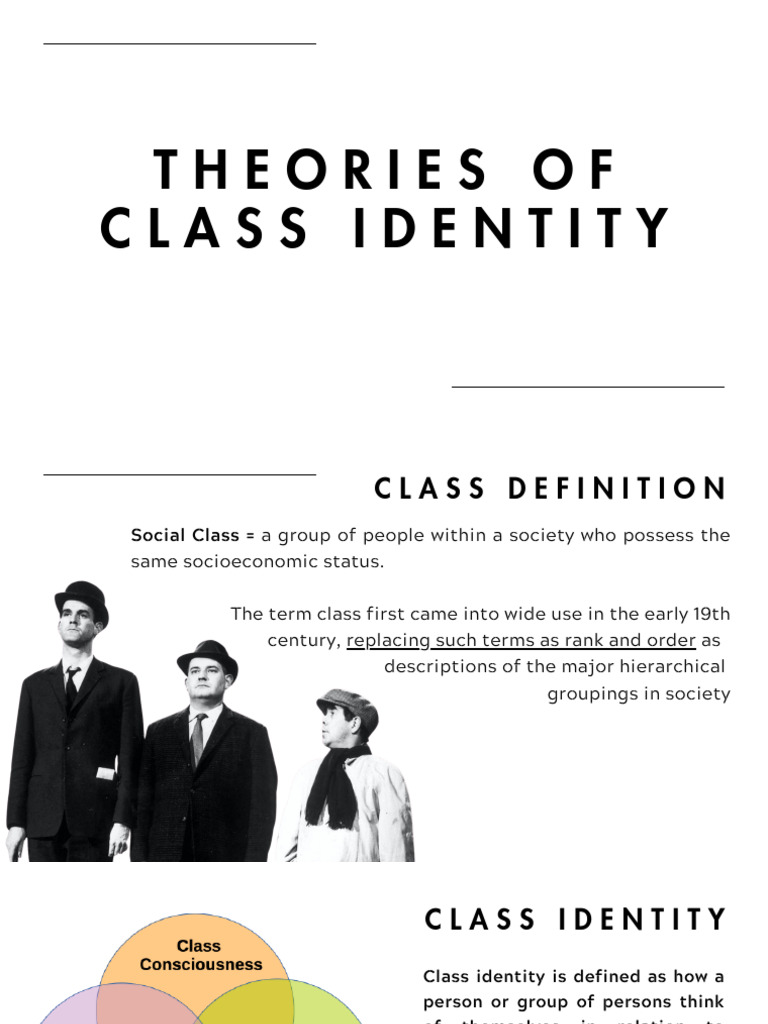 Theories of Class Identity Explained | PDF | Economies | Sociological ...