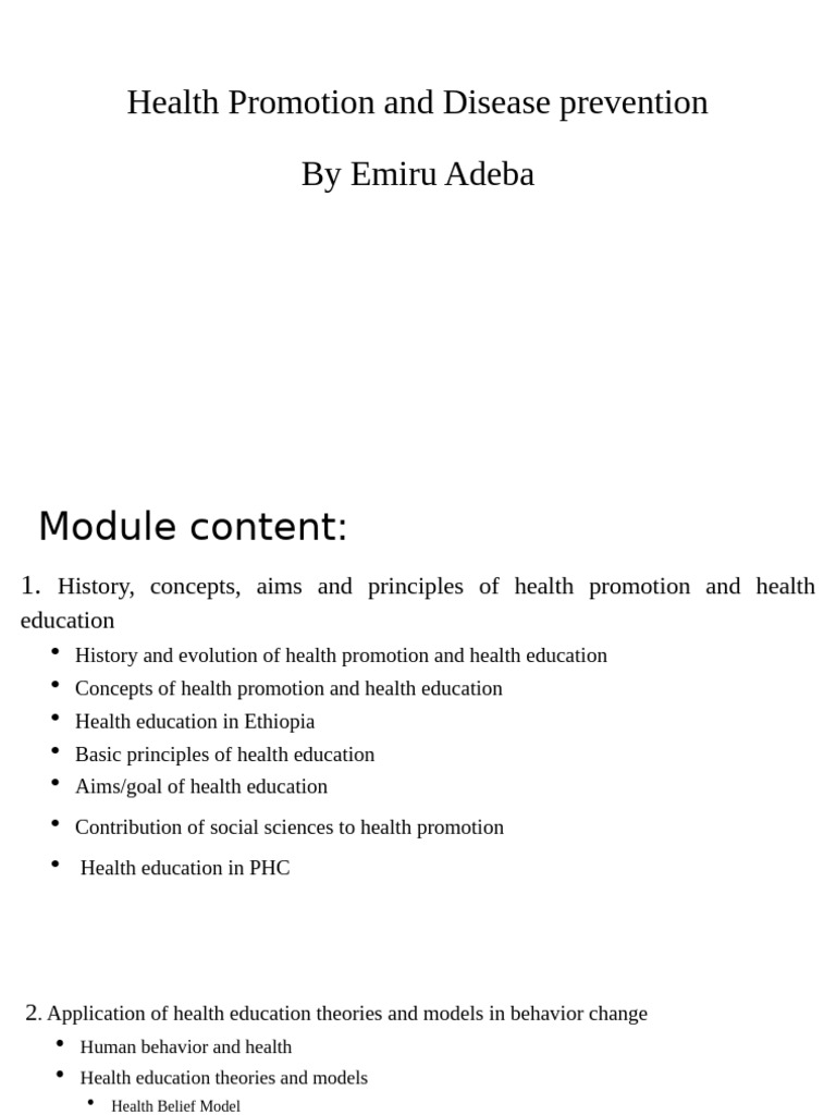 1. Introduction | PDF | Health Promotion | Knowledge