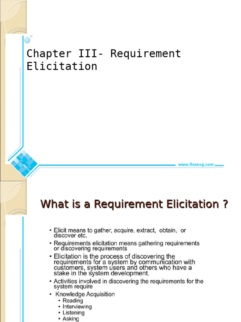 chapter 3 | PDF | Use Case | System