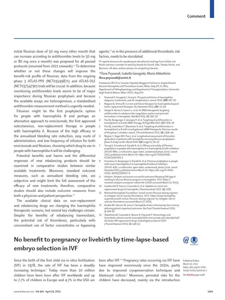 IVF Time-Lapse Technology Ineffective | PDF | In Vitro Fertilisation ...