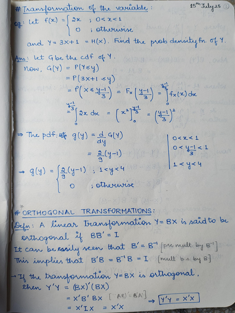 Linear Inference Notes | PDF