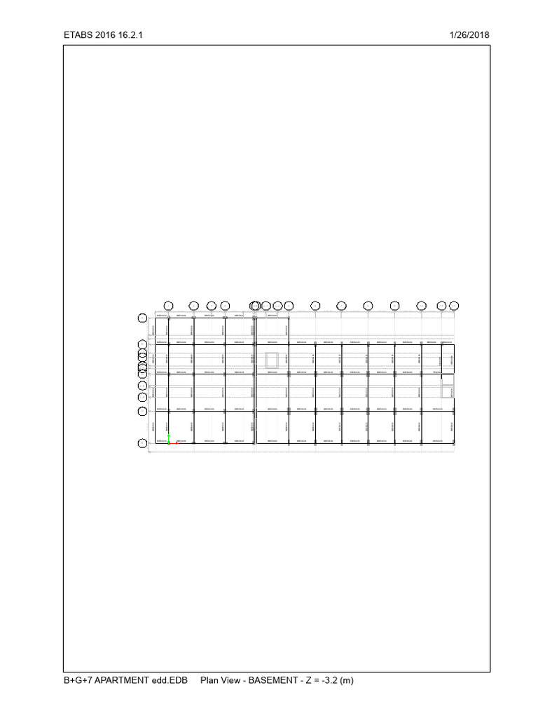 Basement Plan View for Apartment Project | PDF