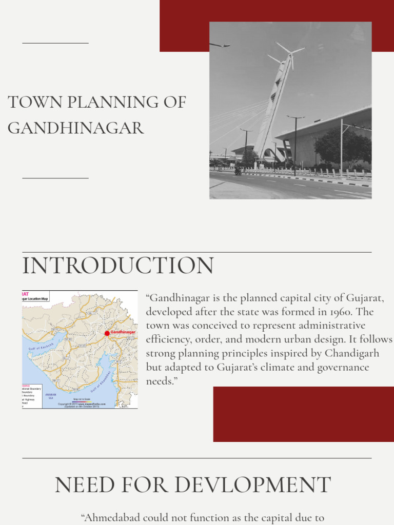 Gandhinagar: Planned Capital of Gujarat | PDF | Environmental Design ...