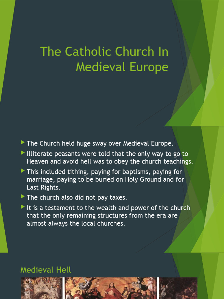 Power of the Catholic Church in Medieval Europe | PDF