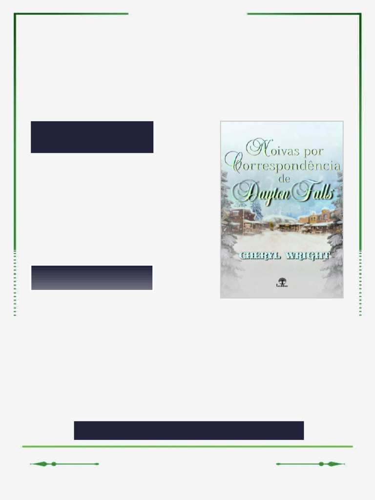 Noivas por Correspondência de Dayton Falls Box Cheryl Wright ebook fast ...