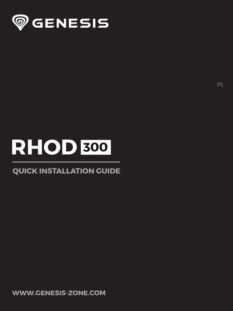 Installation Manual - Genesis Rhod 300 | PDF