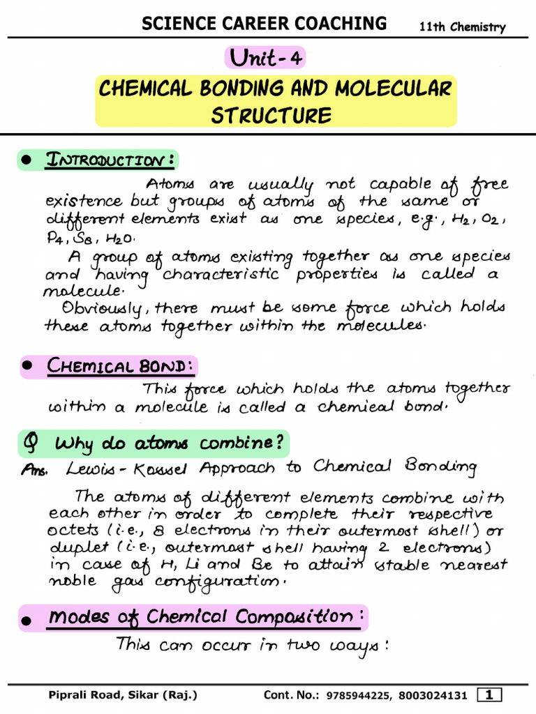 _.4. Chemical Bonding | PDF