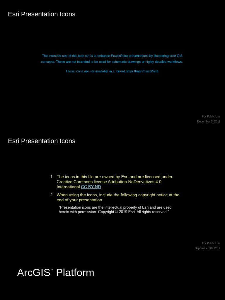 Esri Presentation Icons | PDF | Esri | Icon (Computing)